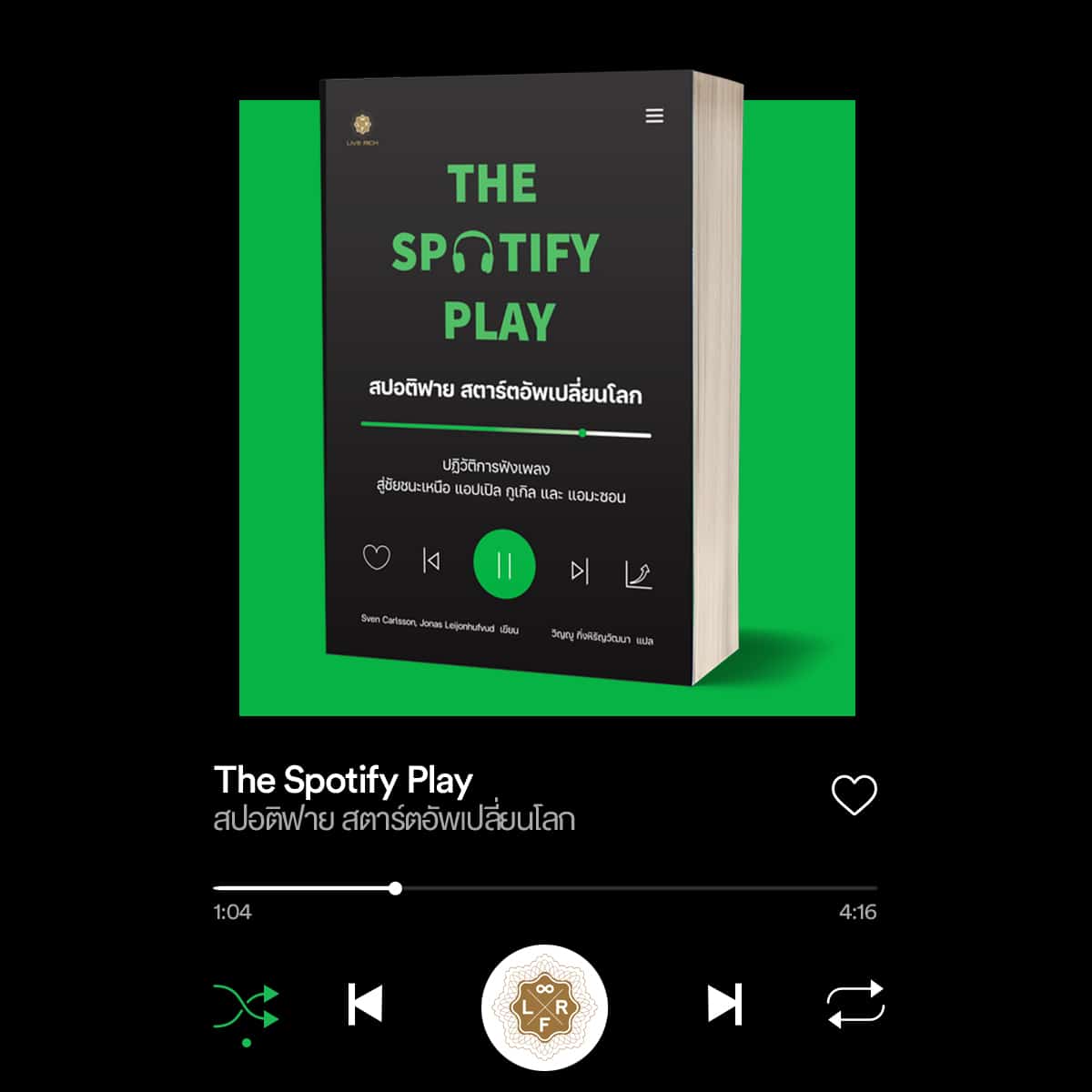The Spotify Play สปอติฟาย สตาร์ตอัพเปลี่ยนโลก - Live Rich Books